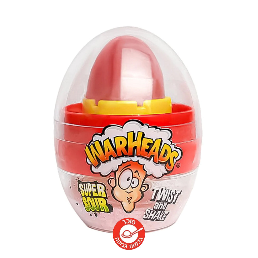 Warheads Super Sour Strawberry Twist and Shake וורהאדס נוזל חמוץ בטעם תות